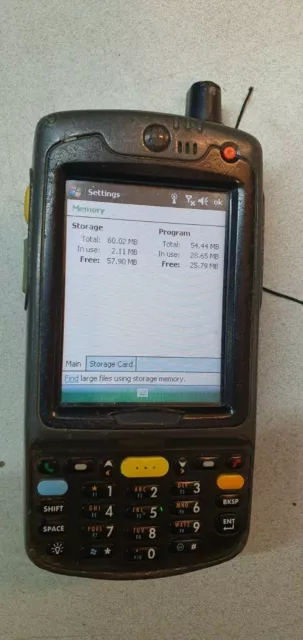 2X MOTOROLA SYMBOLE MC70 Pda MC7094 Code Portable Scanner MC7094 ...