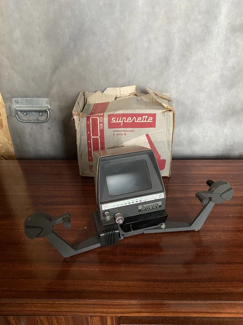 ANCIENNE VISIONNEUSE SUPER 8 MURAY Superette Noir & Gris + Boite ...