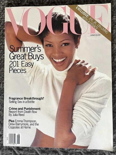 VOGUE MAGAZINE GIUGNO 1993 copertina NAOMI CAMPBELL EUR 51,02 - PicClick IT