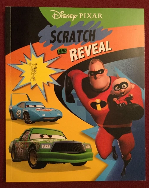 DISNEY PIXAR SCRATCH And Reveal Children's Kids Activity Book Finding ...