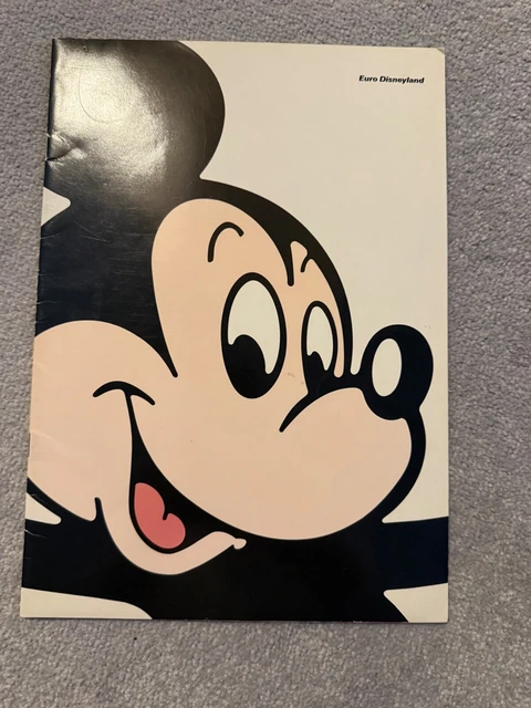 EURO DISNEYLAND CAST Member book / booklet (Disneyland Paris) 1987, 14 ...