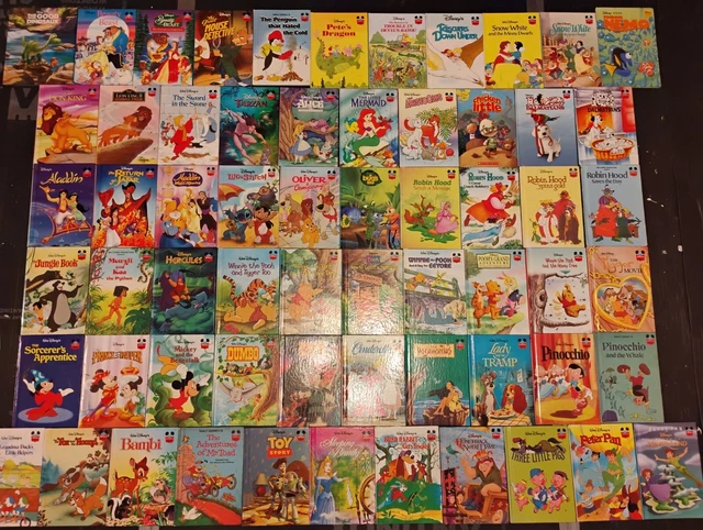 DISNEY’S WONDERFUL WORLD of Reading - 62 Book Bundle £40.00 - PicClick UK