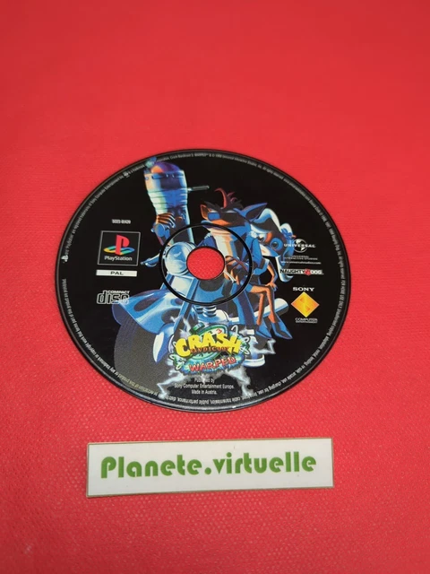 CRASH BANDICOOT 3 Warped Playstation Ps1 Pal Eur Fr 🌟 Cd Uniquement EUR ...