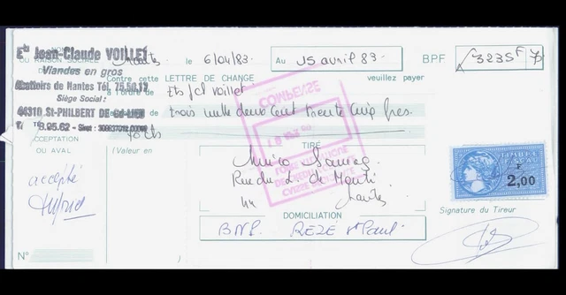 JEAN CLAUDE VOILLET st philibert de gd lieu 1983 EUR 10,00 - PicClick FR