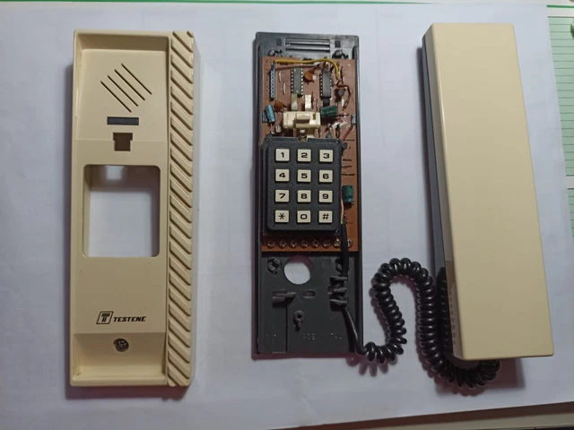 CORNETTA CITOFONO INTERCOMUNICANTE testene MOD. TS-500/9 EUR 20,00 ...