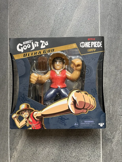 HEROES OF GOO Jit Zu Netflix One Piece Luffy Ultra Stretchy Collectible ...