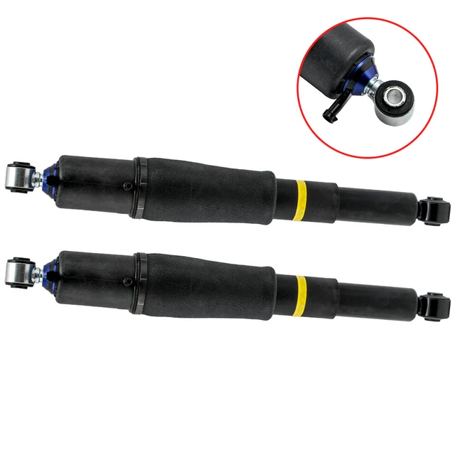 2X REAR AIR Ride Suspension Shocks Pair pour Chevrolet Gmc Cadillac ...