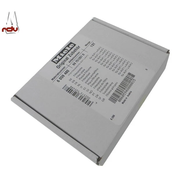 MIELE FILTERPLATTEN FP20 für AUF1 und AUF2 Thermodesinfektor ...