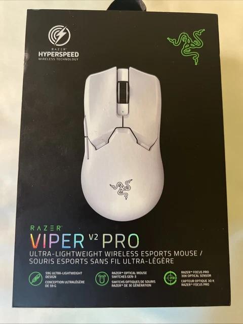 RAZER VIPER V2 Pro Ultra-Light HyperSpeed Wireless Gaming Mouse - White ...