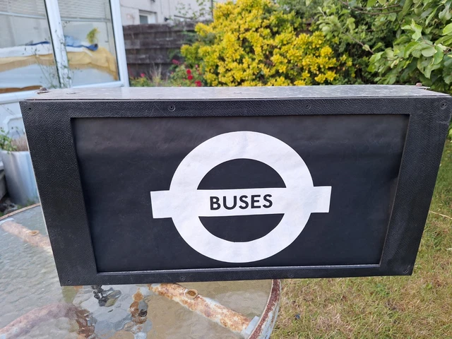 LONDON TRANSPORT TFL rear Bus Destination Number Box £133.84 - PicClick UK