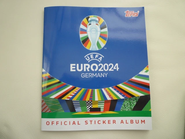 TOPPS UEFA EURO 2024 Germany Football Official Sticker Album Brand New ...