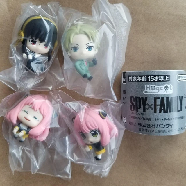 SPY X FAMILY Hugcot All 4 Types Complete Set Capsule Toy Mini Figure ...