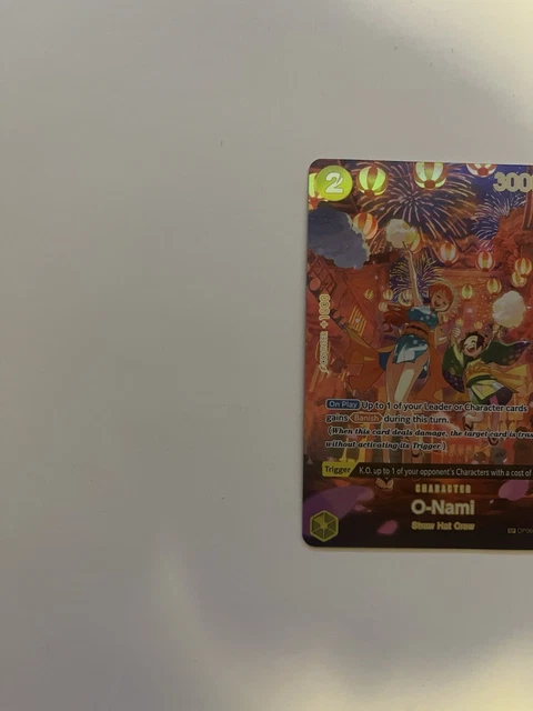 O-NAMI (SP) OP06-101 500 Years in the Future Foil English Gem Mint £281 ...