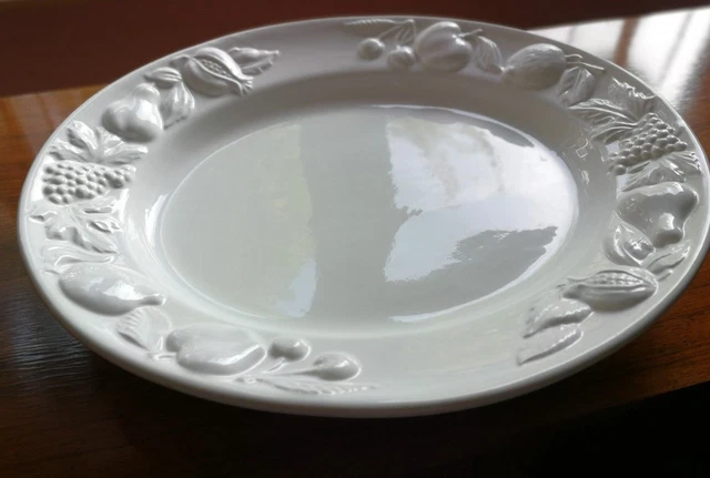 INTA CADO, KERAMIK, Mediterrane Obstschal 50 cm, weiss Hingucker ...