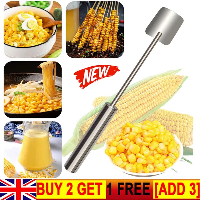 CORN PEELER, CORN on the Cob Remover, Stainless Steel Corn Cob Stripper ...