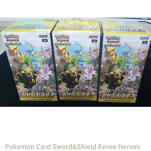 Pokemon Card Swordandshield Eevee Heroes Enhanced Expansion Booster
