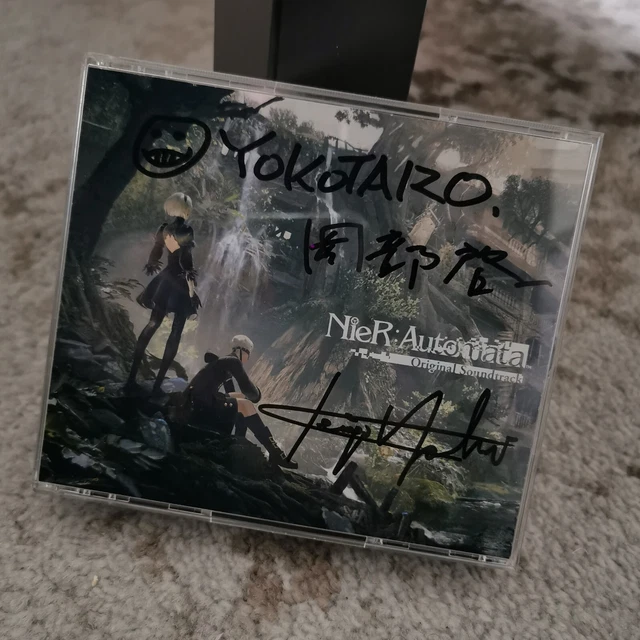 NIER:AUTOMATA ORIGINAL SOUNDTRACK SIGNED YOKO TARO, KEIICHI OKABE ...