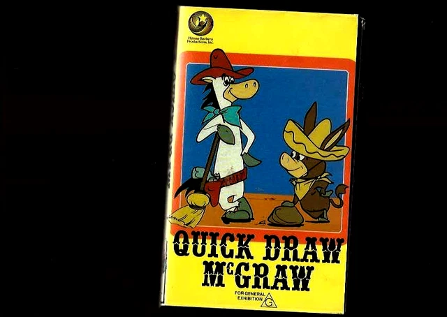 QUICK DRAW MCGRAW ~World Vision~ Vhs Video Pal~ A Rare Find ~Rainbow ... QUICK DRAW MCGRAW ~World Vision~ Vhs Video Pal~ A Rare Find ~Rainbow ...