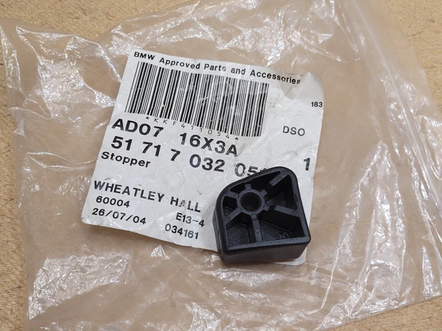 GENUINE BMW M3 E46 Bonnet Stopper Left Radiator Support 51717032051 £14 ...