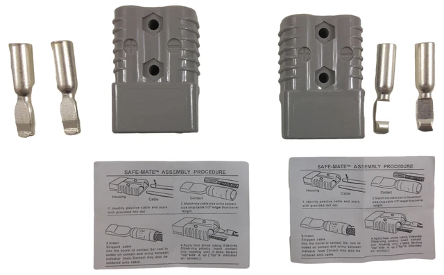 WORKMAN DC4 QUICK Disconnect Connector Kit RV-Truck-Car-CB Radio - 4 ...