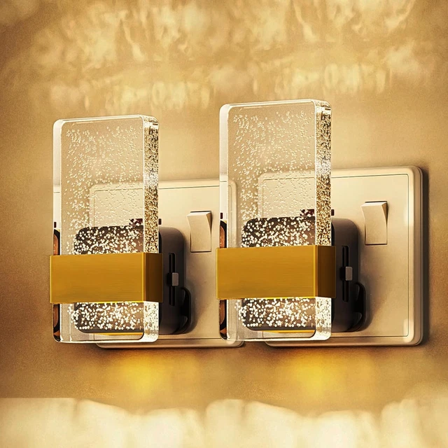 LED NIGHT LIGHT Warm White, Plug-in Dimmable, 2 Pack Sensor Light £37. ...