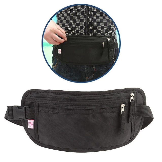 SPORTS WAIST PACK Workout Fitness Waist Band Belt Bag for Walking ...