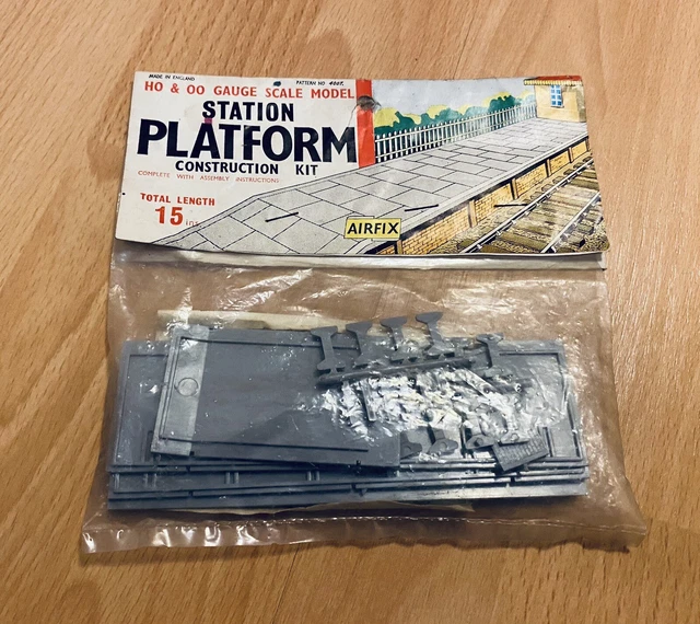 VINTAGE H0 & 00 AIRFIX STATION PLATFORM CONSTRUCTION KIT - Complete ...