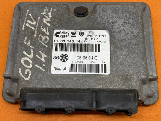 VOLKSWAGEN GOLF MK4 1.4 Contrôle Moteur Module Calculateur Unité 61600 ...