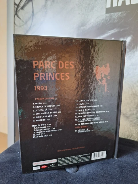 PARC DES PRINCES 93 - Johnny Hallyday - Livre disque - Collection ...
