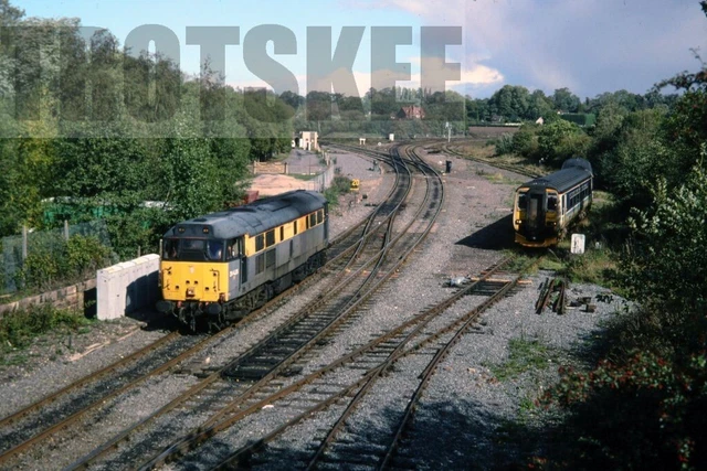 35MM SLIDE BR British Rail Diesel Loco Class 31 31435 Whitacre 1995 ...