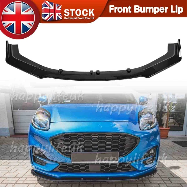 FOR FORD PUMA 2019-2024 Front Bumper Chin Lip Body Splitter Spoiler ...