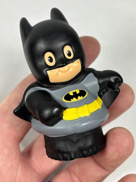 LITTLE PEOPLE FISHER Price Batman Figure Toy DC Comics BatMan Black ...