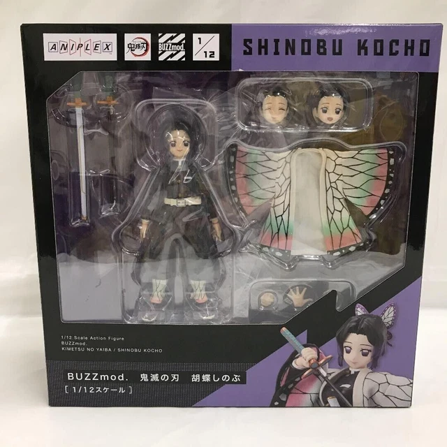 BUZZMOD DEMON SLAYER Kimetsu No Yaiba AKAZA 1 12 Action Figure Effect 