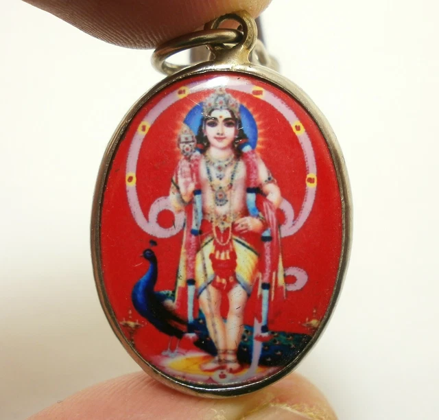 LORD SKANDA MURUGAN Pendant Muruga Kartikeya Hindu God Of War Blessed ...