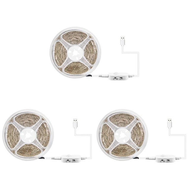 3 PCS HUMAN Body Light Strip LED Sensor Night Convenient USB Power £40. ...