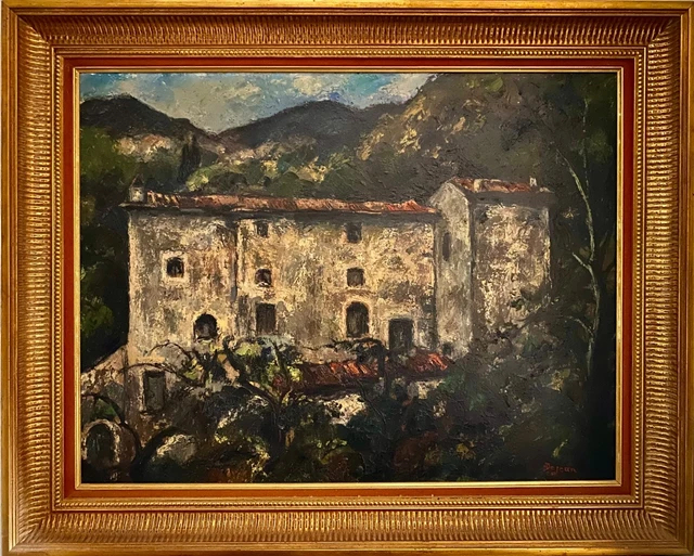 TRÈS BEAU TABLEAU signé Pierre Dejean : huile sur panneau 63x54 EUR 1. ...