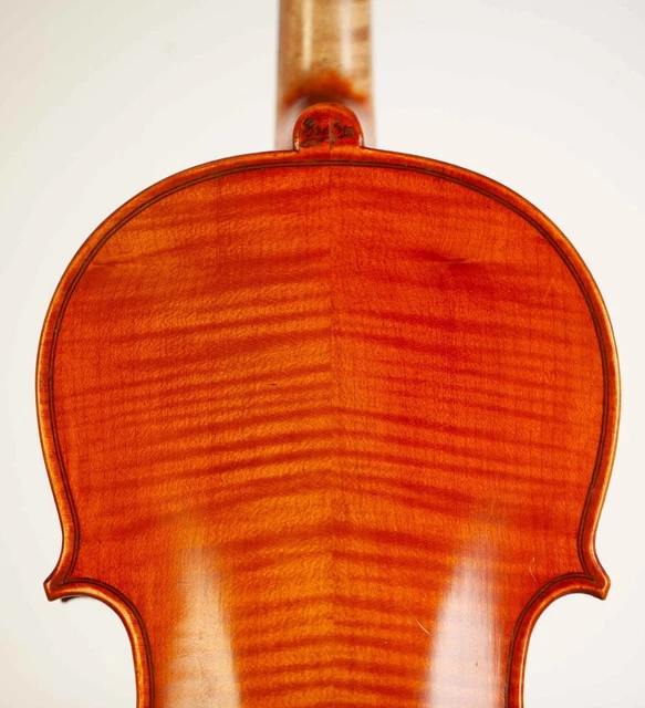 VERY OLD NICE 4/4 violin violon viola Geige Bratsche stamped BRETON £1. ...