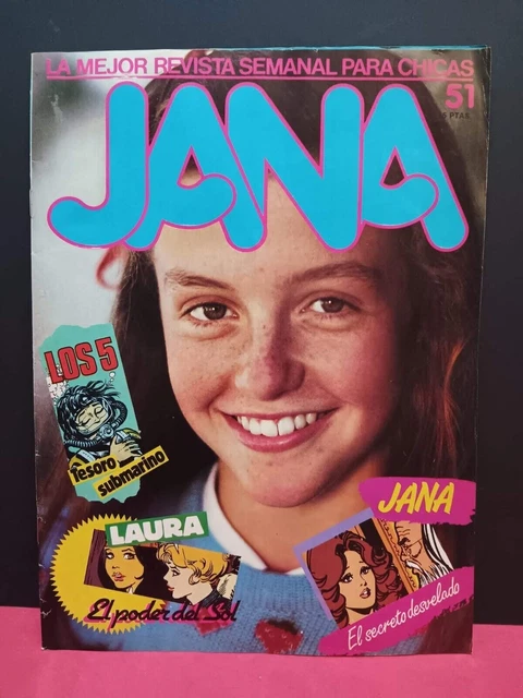 ANCIEN MAGAZINE HEBDOMADAIRE comique pour filles jana numéro 51 sarpe ...
