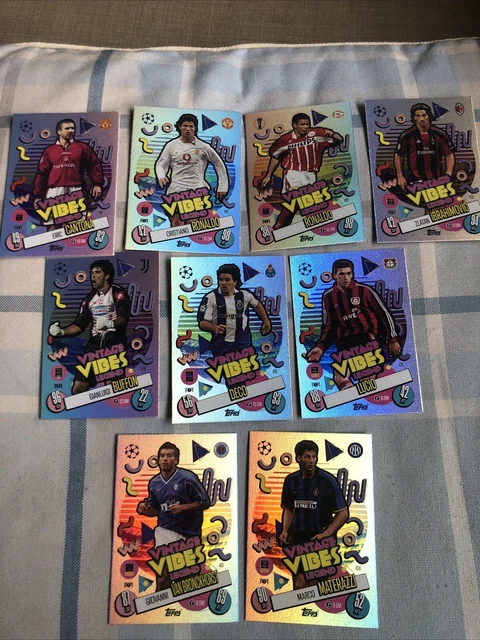 TOPPS MATCH ATTAX 2024/25 Vintage Vibes Legend bundle Ronald’s cR7 Cantona Ibrah £10.99 ...