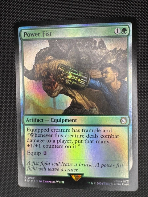 MAGIC: THE GATHERING - Power Fist (raro foglio) - Fallout (PIP) EUR 0 ...