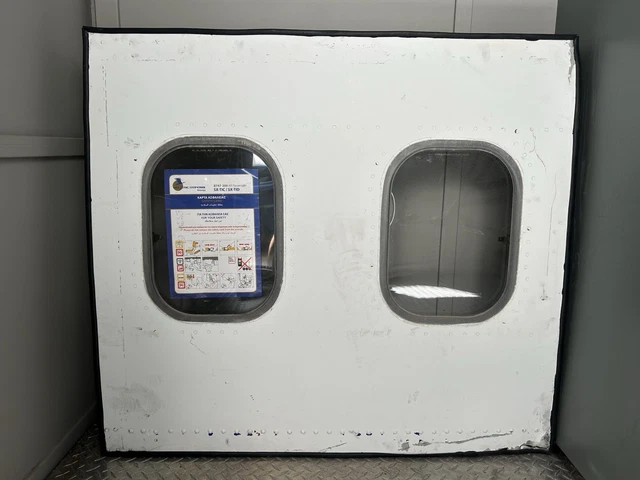 BOEING 747-200 AIRCRAFT Fuselage Window Double Panel Wall Art 120cm X ...