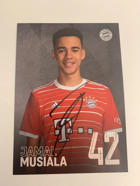 AUTOGRAPH CARD BY Jamal Musiala FC Bayern Munich 2022/2023 22/23 £9.27 ...