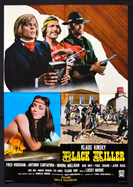 MANIFESTO BLACK KILLER klaus kinski lucky moore dan may craine S10 EUR ...