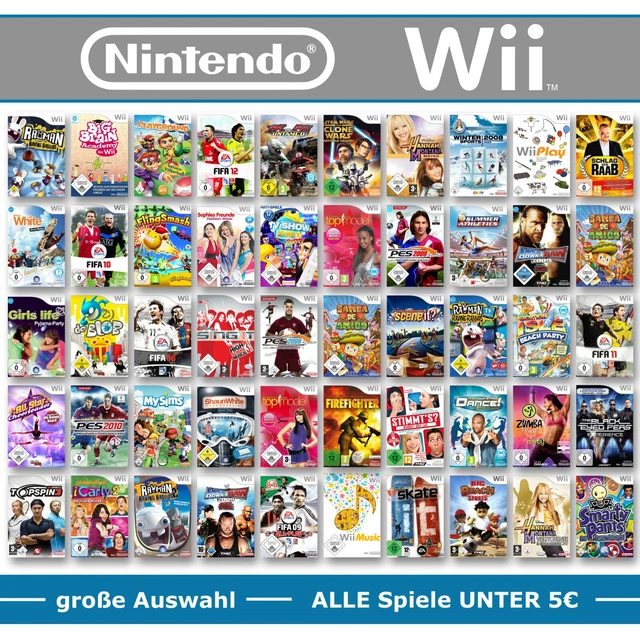 NINTENDO WII GIOCHI a Scelta 🚨 TUTTI i giochi SOTTO I 5€ a Game ⬇️5️⃣💰 ...