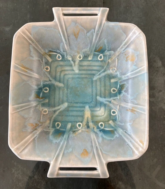 BESWICK 1930S ART Deco Blue Green Serving Plate Numbered 359 £11.11 ...