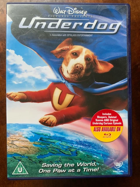UNDERDOG DVD 2007 Chien Superhero Walt Disney Famille Film Avec Jason ...