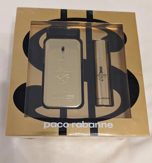 PACO RABANNE 1 One Million Gift Set 50ml edt & Travel Spray 10ml NEW £ ...