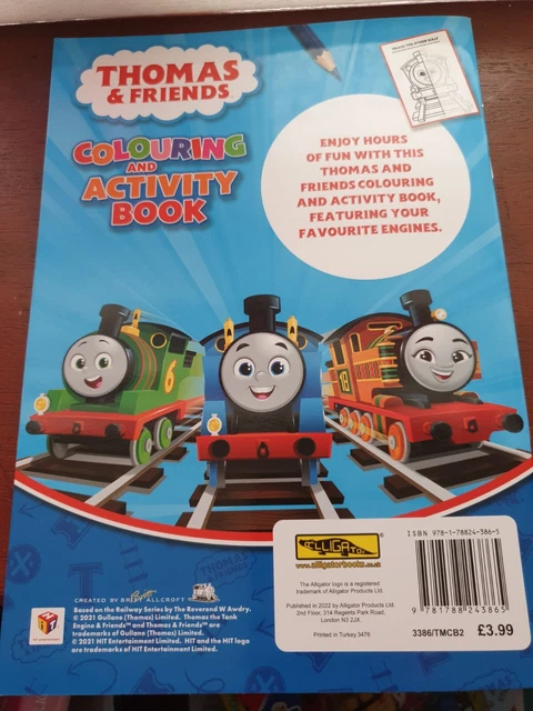 THOMAS AND FRIENDS Colouring and activity book Thomas colouring book ...