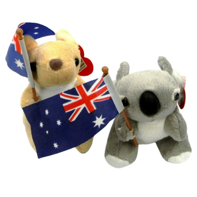 Australian Soft Toys 12-Pack Australian Souvenir Soft Toy Set - Koala ...