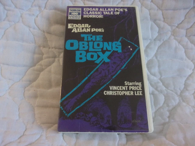 THE OBLONG BOX Vhs Edgar Allan Poe Gothic Horror Vincent Price ...